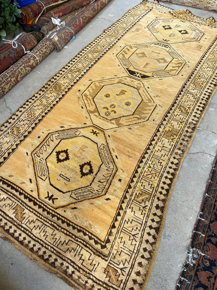 4x9 Antique Tribal Rug #586 – Blue Parakeet Rugs