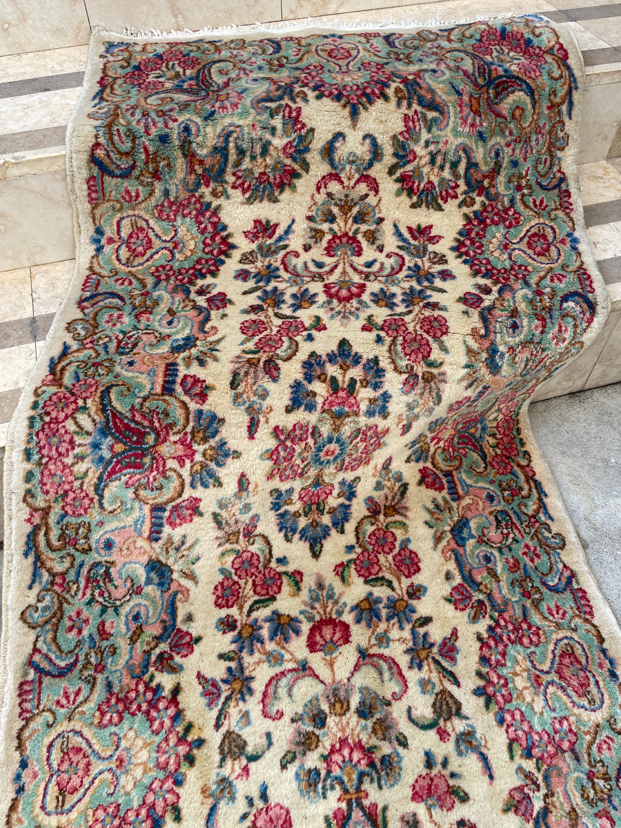 2’4 x 15’ Skinny Vintage Persian Runner #2351ML / 2x15 Vintage Runner ...